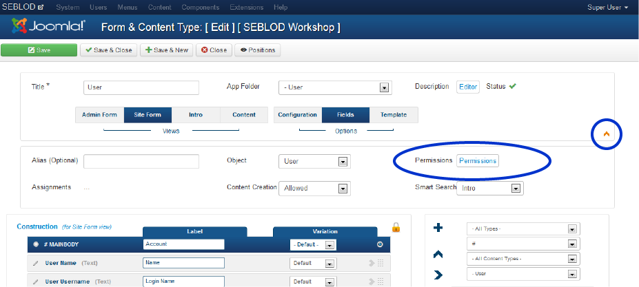 Displaying a front-end Joomla! User registration Form